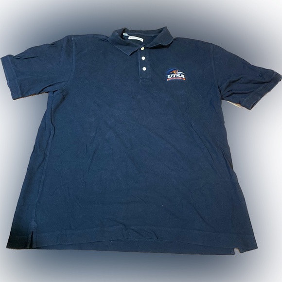 Cutter & Buck | Shirts | Mens Cutter Buck Utsa Blue Polo Shirt Size Xxl ...
